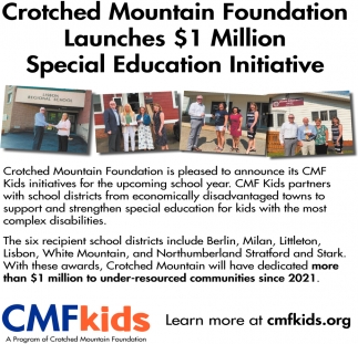 Crotched Mountain Foundation Launches $1 Million Special Education ...