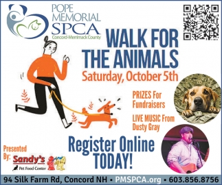 Walk for the Animals, Pope Memorial SPCA, Concord, NH