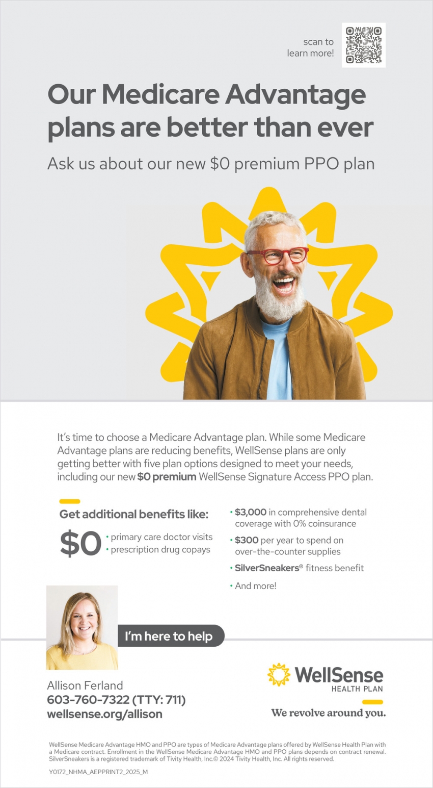 Our Medicare Advantage Plans are Better than Ever, WellSense Health Plan
