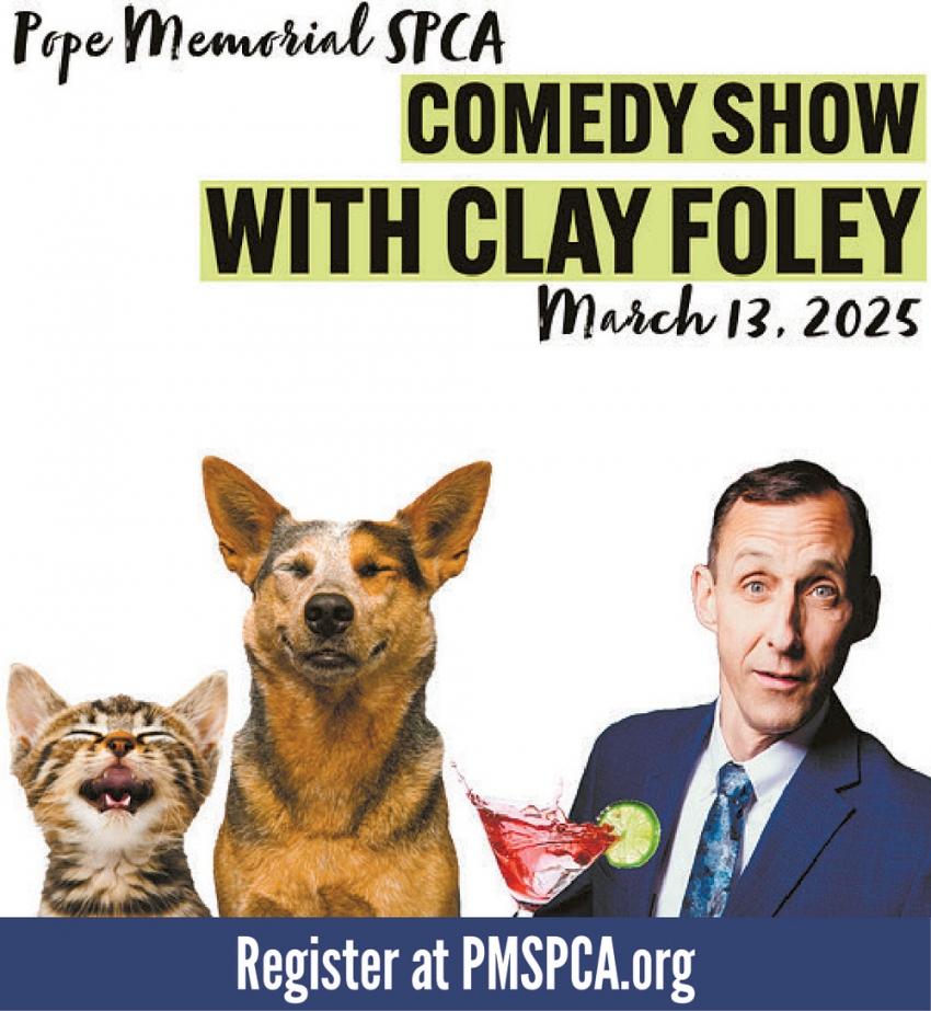 Comedy Show With Clay Foley, Pope Memorial SPCA, Concord, NH