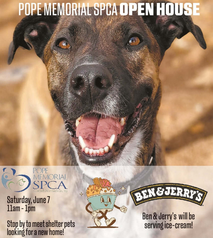 Open House, Pope Memorial SPCA, Concord, NH