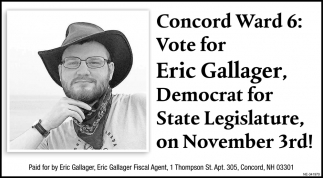 Vote For Eric Gallager, Eric Gallager