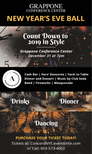 Ne Year's Eve Ball, Grappone Conference Center, Concord, NH