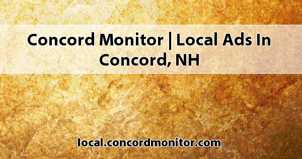 Concord Monitor | Local ads in Concord, NH